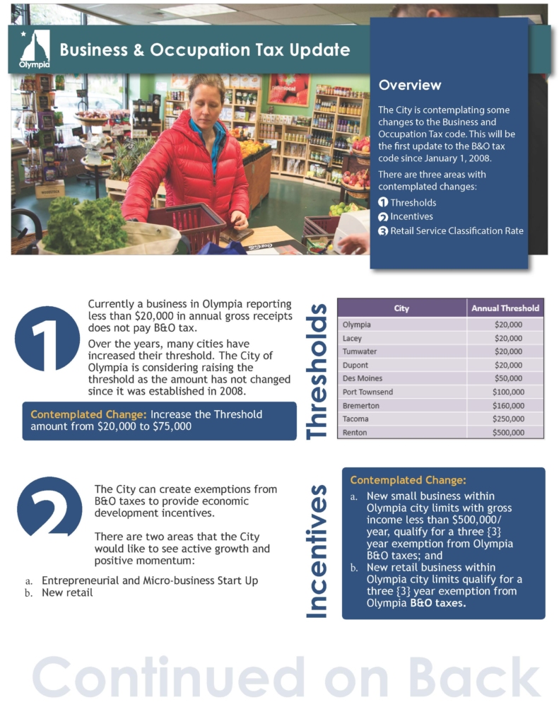 BO Tax Page 1 West Olympia Business Association